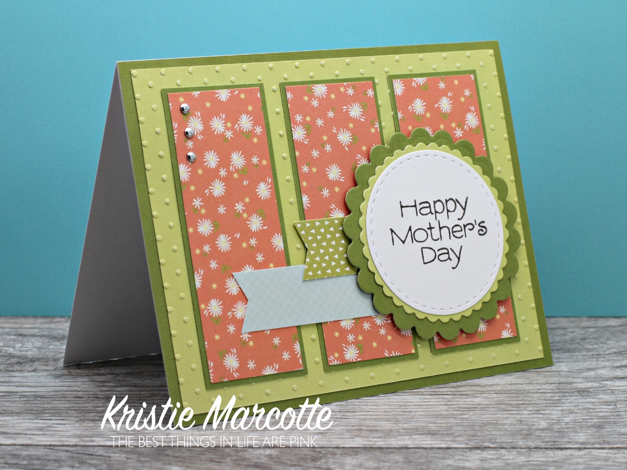Mojo Monday Sketch #444 card challenge - Kristie Marcotte