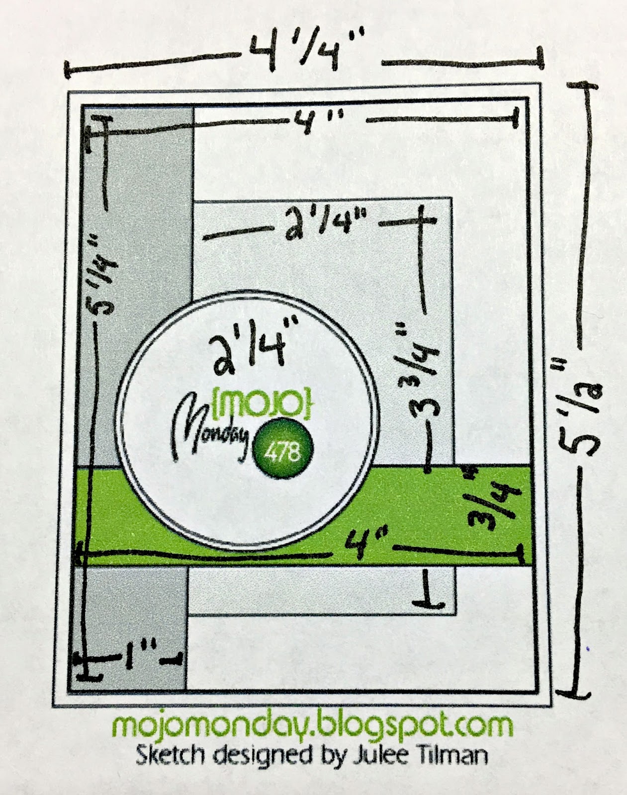 Mojo Monday sketch #478 - Kristie Marcotte