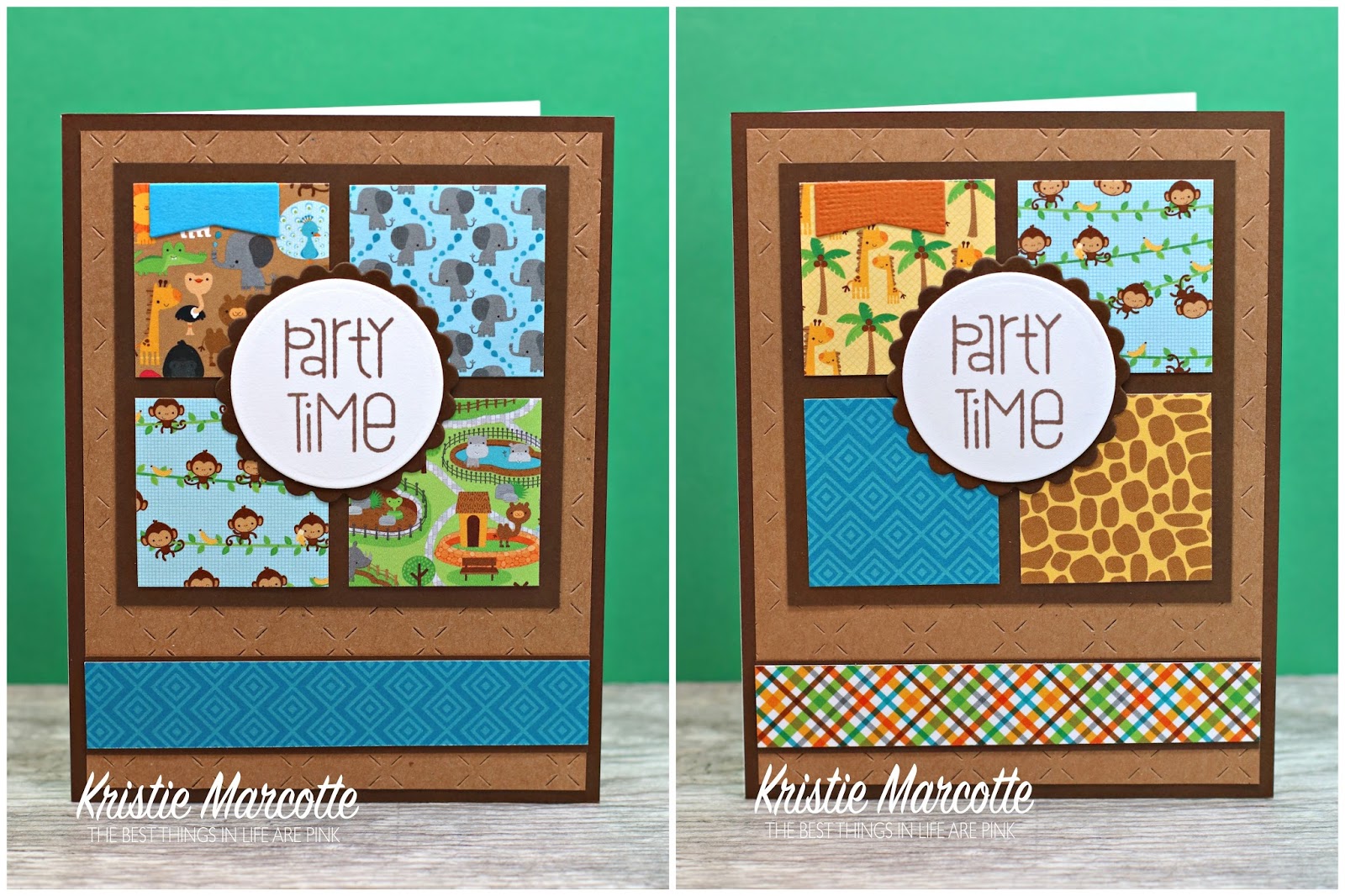 Doodlebug’s At the Zoo – 47 cards from one 6×6 paper pad - Kristie Marcotte