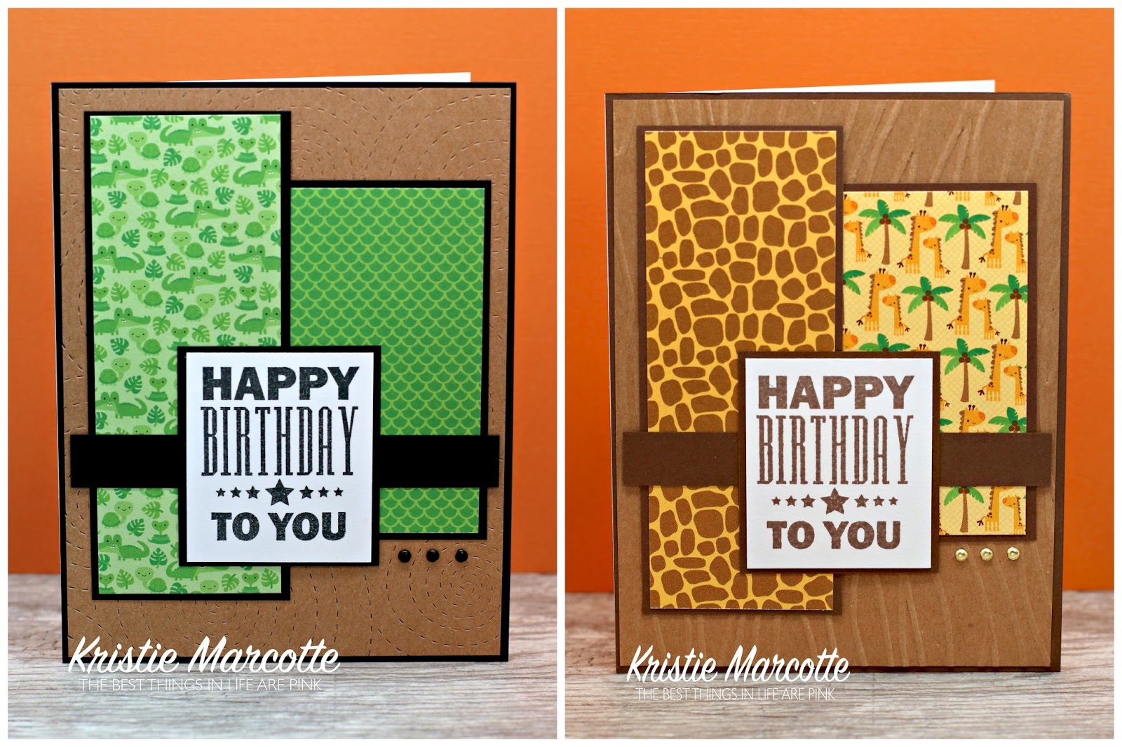 Doodlebug’s At the Zoo – 47 cards from one 6×6 paper pad - Kristie Marcotte