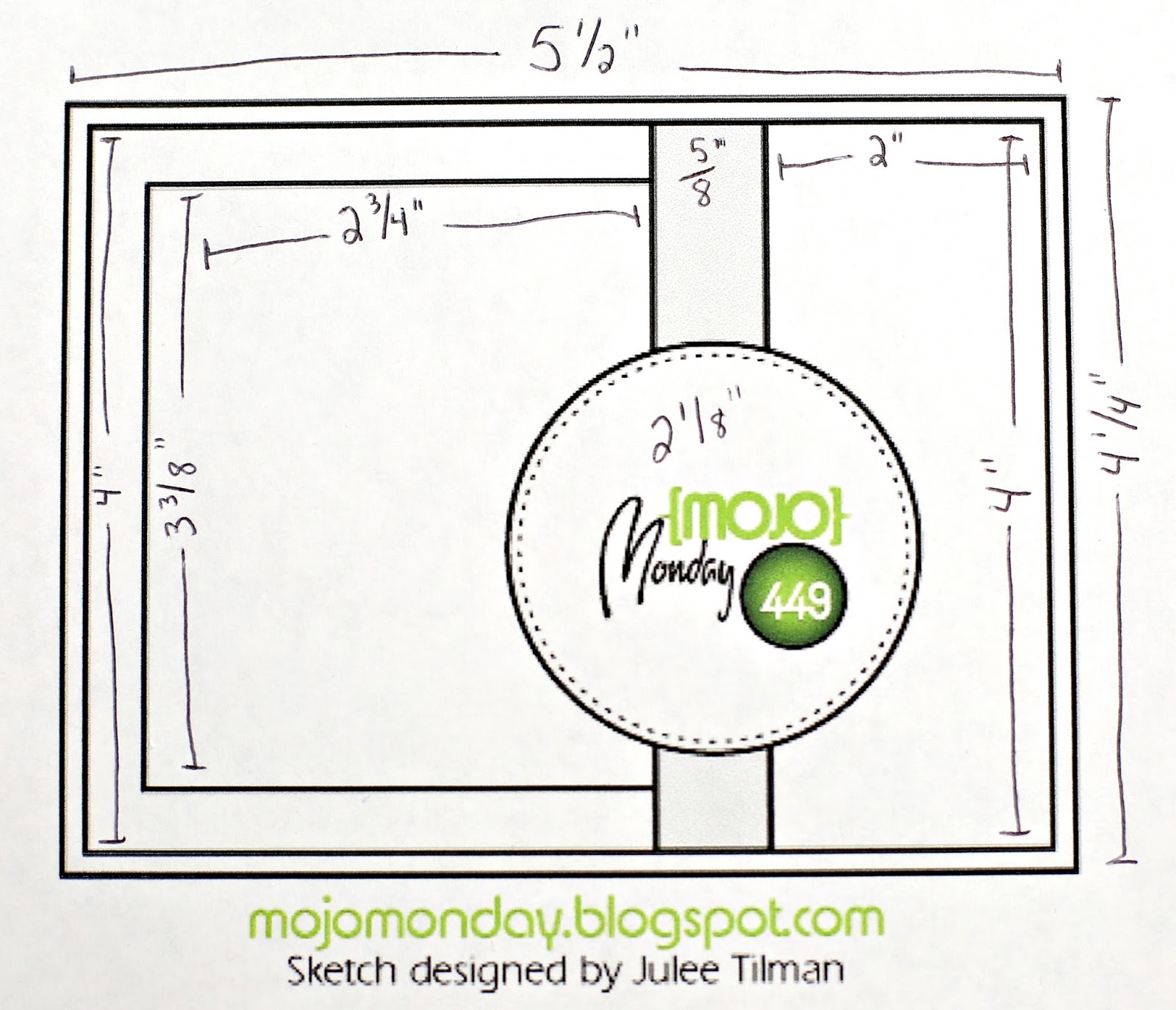 Mojo Monday sketch #449 - Kristie Marcotte