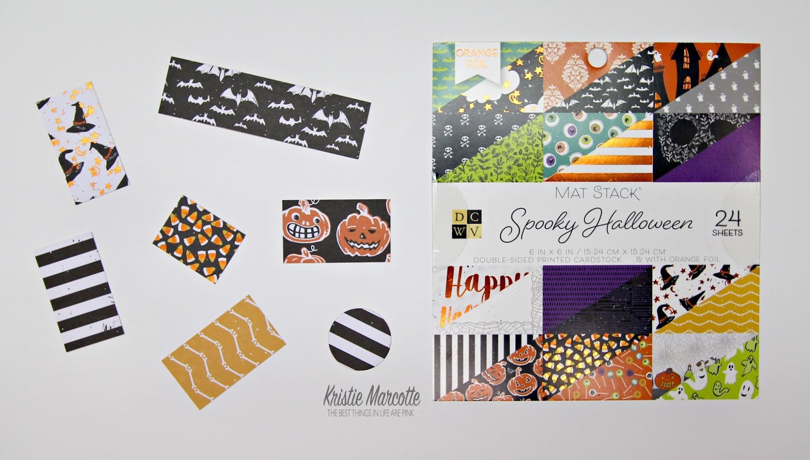 DCWV Spooky Halloween – 35 cards from one 6×6 paper pad - Kristie Marcotte