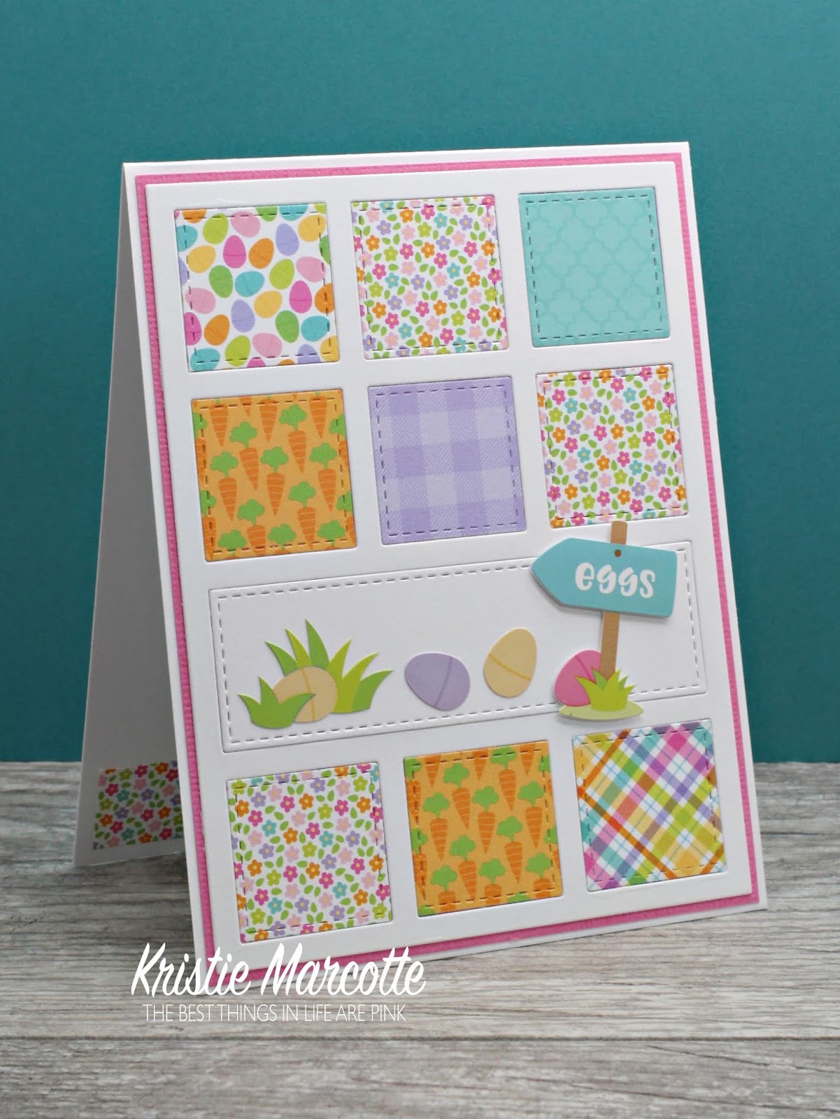 Doodlebug Hoppy Easter – 37 cards from one 6×6 paper pad - Kristie Marcotte