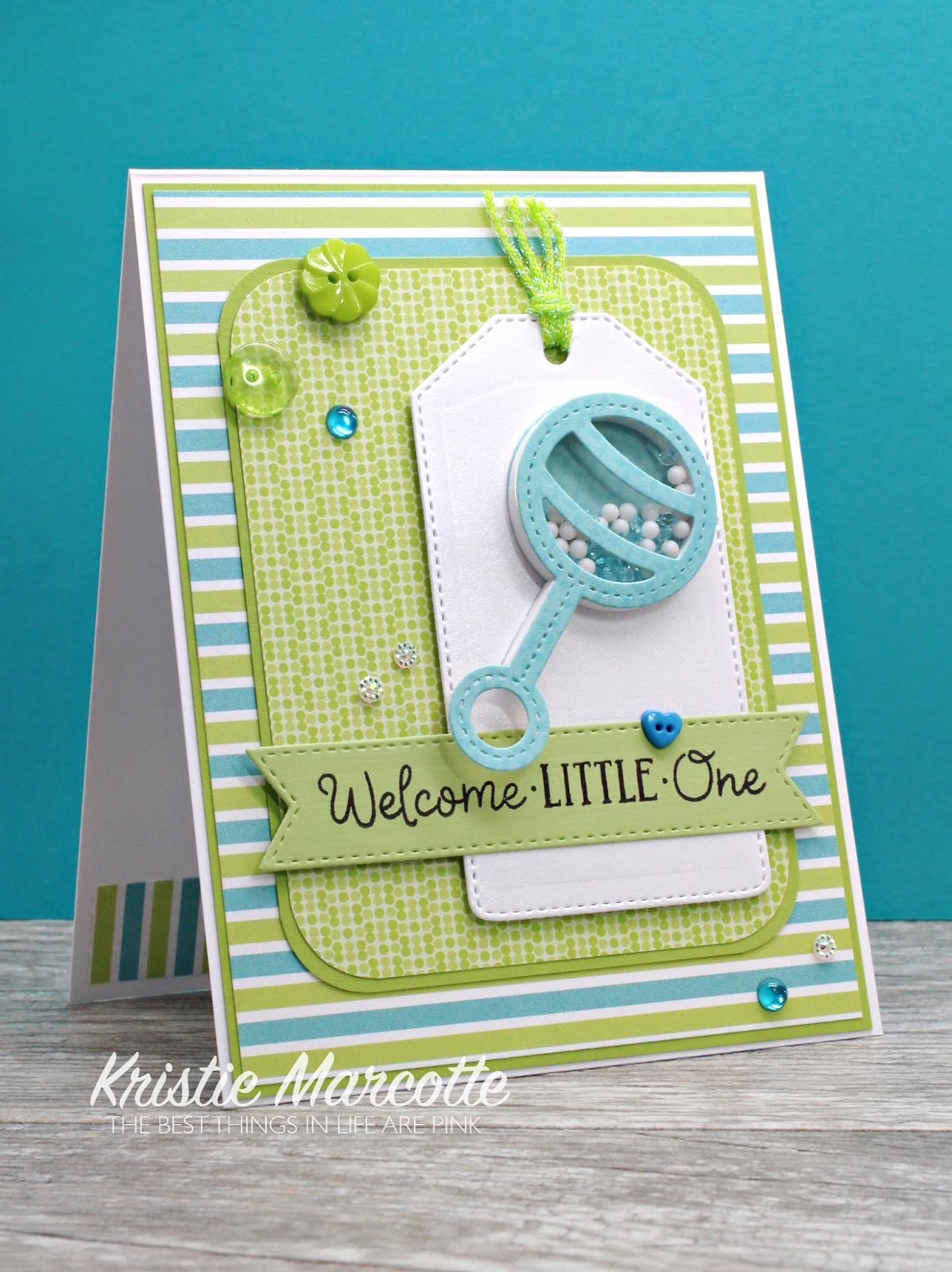 Queen & Company – Baby Shaped Shaker kit – 8 cards 1 kit - Kristie Marcotte