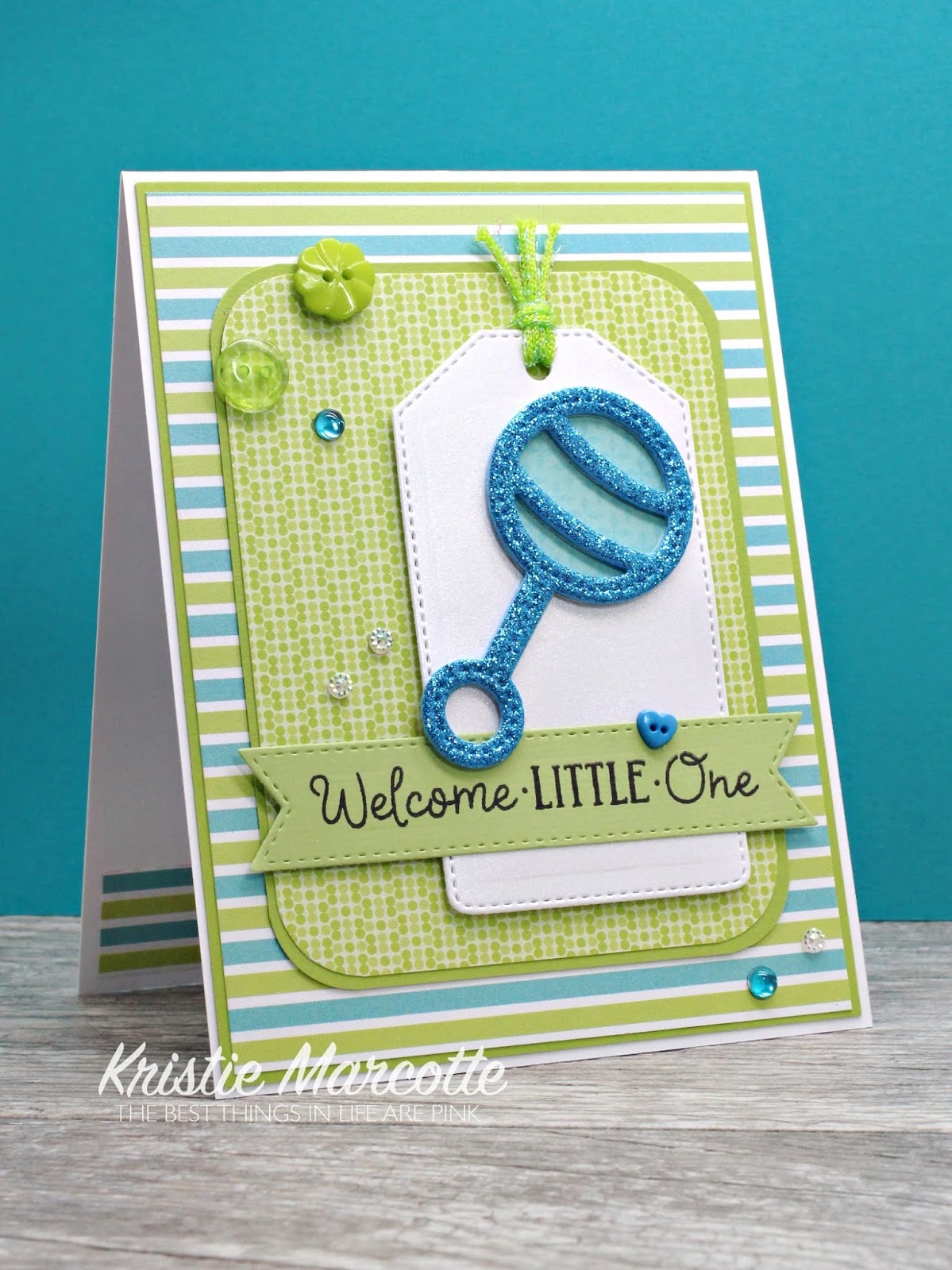 Queen & Company – Baby Shaped Shaker kit – 8 cards 1 kit - Kristie Marcotte