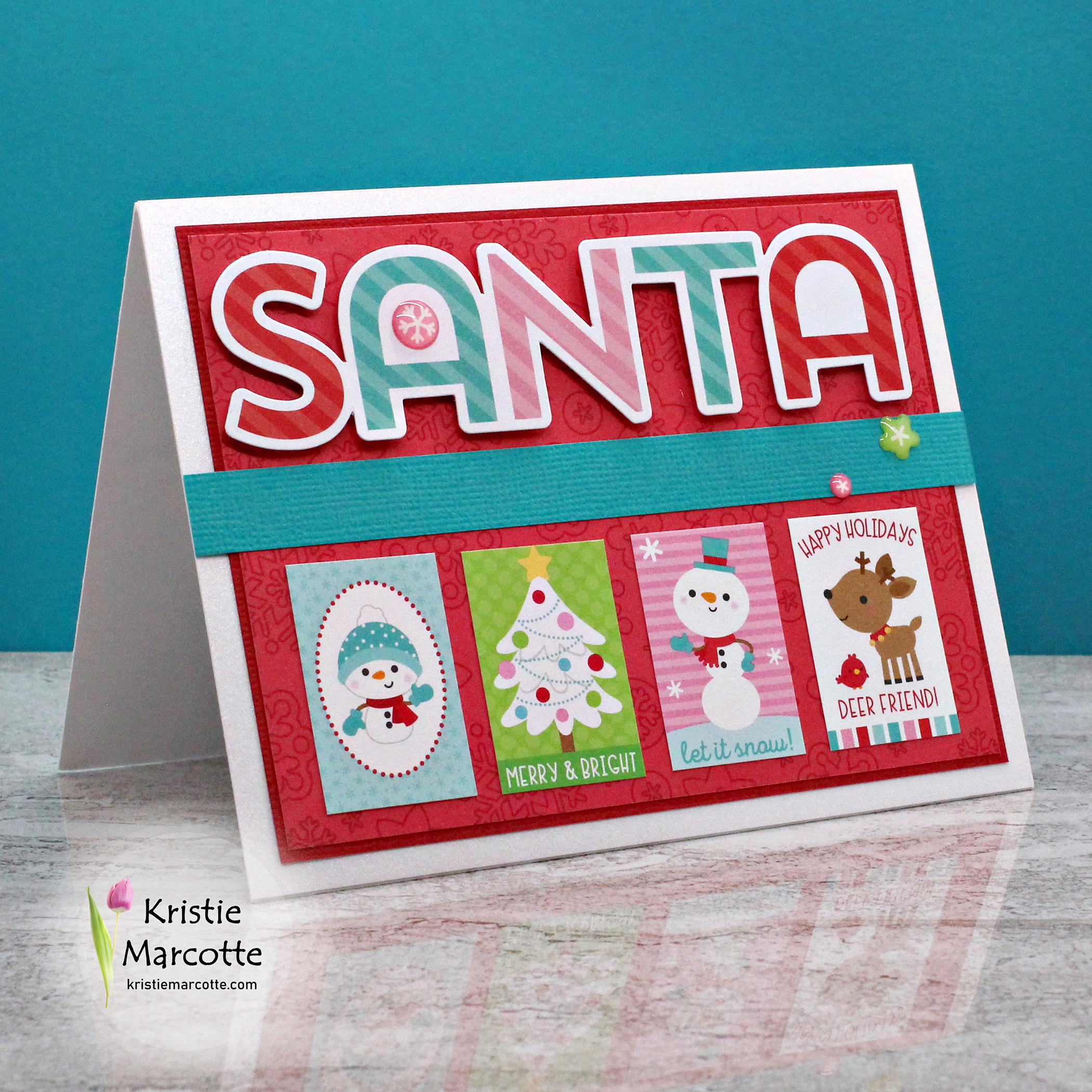 Doodlebug Design Let It Snow 35 Cards From One 6 6 Paper Pad