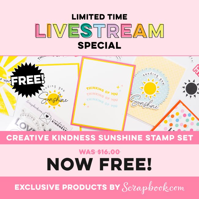Cards For Kindness | Sunshine Stamp Set - Kristie Marcotte