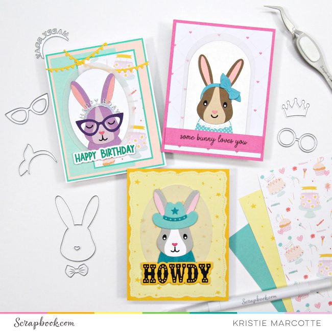 Scrapbook.com | Rabbit Die Set - Kristie Marcotte