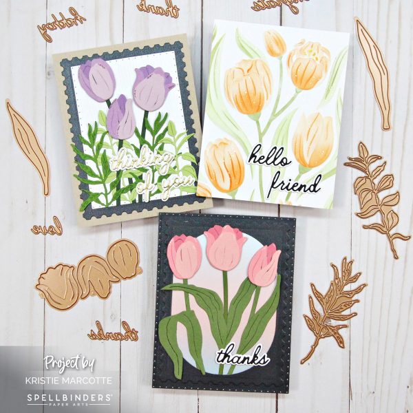Spellbinders | Tulip Garden by Simon Hurley - Kristie Marcotte