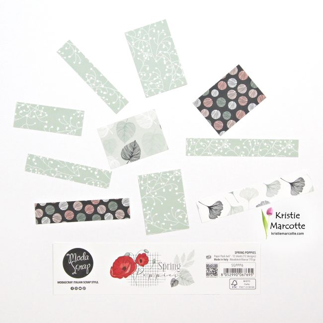 Moda Scrap | Spring Poppies | 18 Cards One 6×6 Paper Pad - Kristie Marcotte